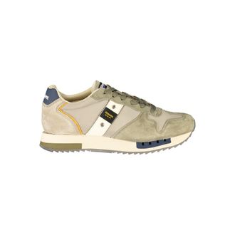 Blauer Verde Poliuretano Herren Sneaker