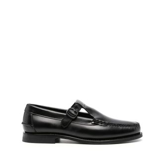 Hereu Homme, Chaussures, Noir, Taille: 41 EU Alber T-bar Loafer