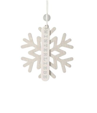 R&auml;der Winteranh&auml;nger Winterliebe, feines Metall, Baumwollband