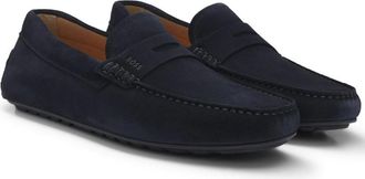 HUGO BOSS Mokassins Noel aus Veloursleder in