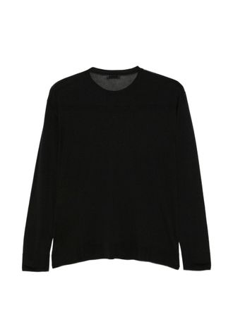 MRZ Wool Crewneck Sweater - Black