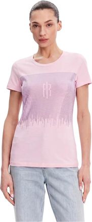 Fracomina T-shirt - Femme - Tops - Rose - Taille: 44 FR