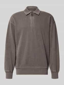 Carhartt Work in Progress Sweatshirt mit Polokragen