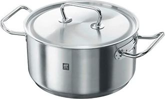 Zwilling Twin Classic Bratentopf mit Deckel, 24 cm, 4,5 L, Induktionsgeeignet, Edelstahl