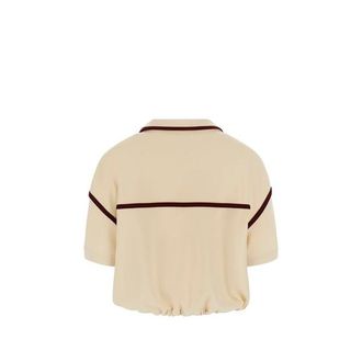 Guess Polo court Jasmine &agrave; coutures contrastantes