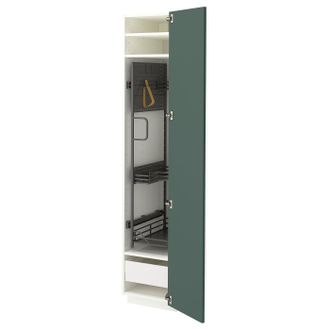 IKEA METOD / MAXIMERA Hochschrank mit Putzschrankeinr
