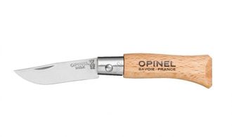 Opinel Messer Nr. 2 Tradition Edelstahl - Griff 4,5 cm Buchenholz