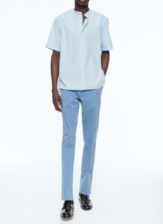 Fursac Pantalon en gabardine de coton biologique - Taille 36 - Homme