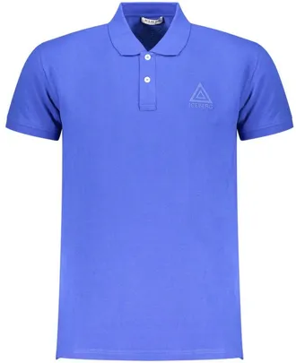 Iceberg Blaues Poloshirt Mit Eisberg-dreieck-logo