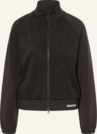 Sportalm Jerseyjacke Mit Glitzergarn schwarz