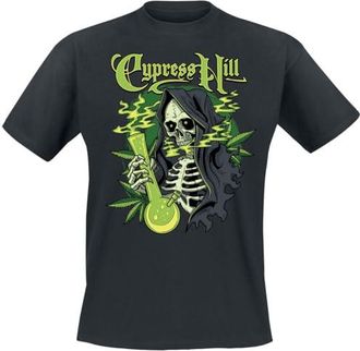 Cypress Hill Skull Bong Homme T-Shirt Manches Courtes Noir XL 100% Coton Regular/Coupe Standard