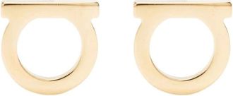 Ferragamo Boucles doreilles puces Gancini - Femme - Accessoires - Jaune - Taille: ONE Size