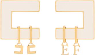 Elisabetta Franchi Ohrringe Elisabetta Franchi OR-34K-66E2-V170 Creme