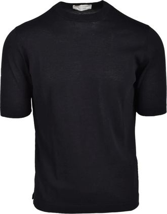 FILIPPO DE LAURENTIIS Homme, Pulls, Noir, Taille: XL Chemise Maglia en Coton &Eacute;l&eacute;gante