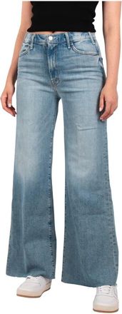 Mother Femme, Jeans, Bleu, Taille: W28 Jean Denim Bleu Roller Fray