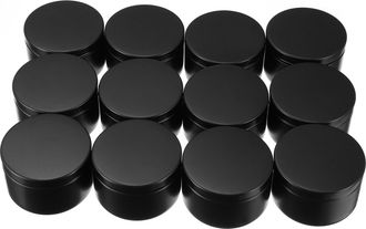 BESPORTBLE 12 St&uuml;ck 50 ml Kerzendosen aus Aluminium Runde Metallbeh&auml;lter mit Deckel Kompakte Reise Kerzenaufbewahrung Langlebig und Wiederverwendbar f&uuml;r Selbstge