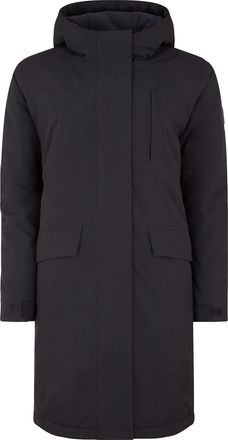 ELKLINE Damen Winterparka Berlin | Oversized Wintermantel halblang | wasserdicht warm | gro&szlig;e Taschen 2019067, Gr&ouml;&szlig;e:42, Farbe:Black