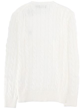 Polo Ralph Lauren Cable-Knit Cotton Sweater - White