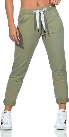 Elbsand Brinja Damen 7/8 Hose, Sweathose, gerade Schnittform