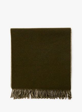 Saison 1865 Echarpe &agrave; bords frang&eacute;s en laine