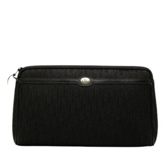 Dior Pochette Pre-owned en toile - Femme - Pre-owned - Noir - Taille: ONE Size