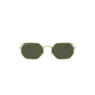 Ray-Ban Homme, Accessoires, Jaune, Taille: 53 MM Lunettes de soleil dor&eacute;es Eighty Funny