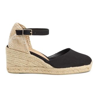 Castaner Carol/6/001 7 cm Keilabs&auml;tze - - Shoes - Damen - Schwarzk - 40 EU