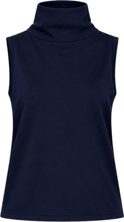 Liviana Conti &Auml;rmelloses Top - - Tops - Damen - Blau - S