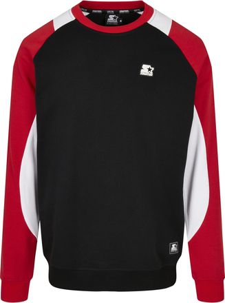Starter Black Label Herren Starter Laser Crew Black/cityred/White, S