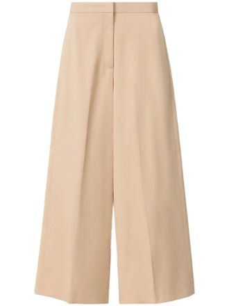 Fabiana Filippi pantalon palazzo à plis marqués - Tons neutres