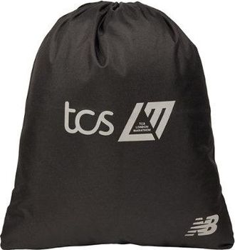 New Balance Unisex London Marathon Drawstring in Schwarz, Polyester, Gr&ouml;&szlig;e OSZ