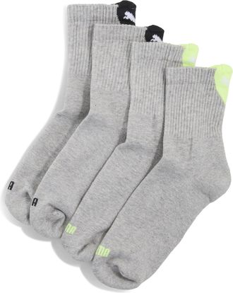 Puma Heart Kurze Crew-Socken 2er-Pack Damen, Accessoires, Grau, 39-42