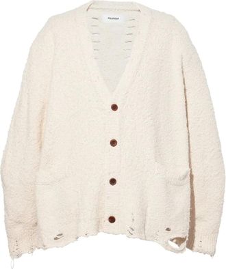 Doublet cardigan à effet usé - Tons neutres