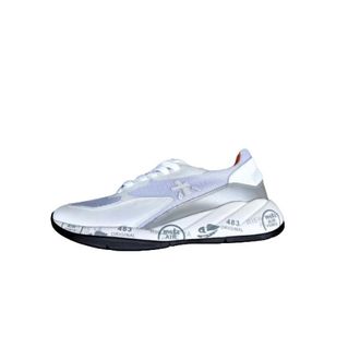 Premiata Scarlett Mixed Leather Lace-up Sneakers - - Shoes - Damen - Grau - 36 EU