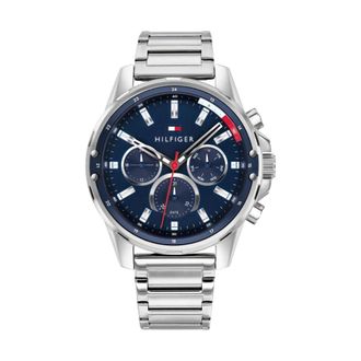 Tommy Hilfiger Sports Round Watch - - Accessories - Herren - Grau - ONE SIZE