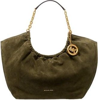 Michael Kors Sac &agrave; main &agrave; d&eacute;tail chaine et logo m&eacute;tallique en cuir