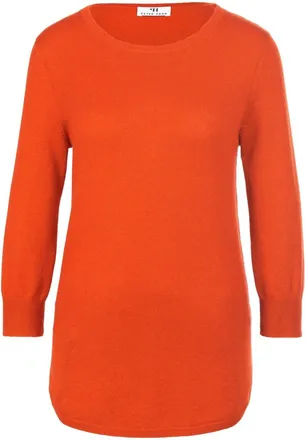 Peter Hahn Rundhals-Pullover aus Seide und Kaschmir Peter Hahn orange