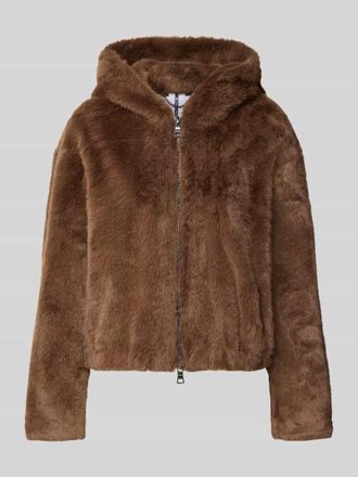 BLONDE No.8 Jacke aus Kunstfell mit Zweiwege-Rei&szlig;verschluss