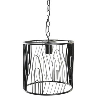 DKD Home Decor Dkd Home Decor - Plafonnier M&eacute;tal 30X30X28 Noir