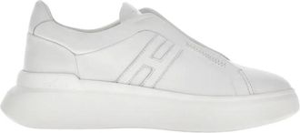 Hogan Homme, Chaussures, Blanc, Taille: 44 EU H580 Slip On Baskets