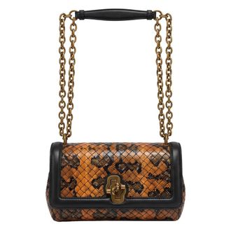 Bottega Veneta Olimpia Knot Intrecciato Gewebte Umh&auml;ngetasche - - Bags - Damen - Braun - ONE SIZE