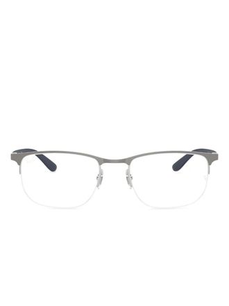 Ray-Ban lunettes de vue RB6513 à monture rectangulaire - Argent