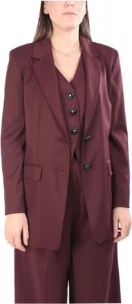 Marella Femme, Vestes, Rouge, Taille: 40 FR Marella - Vestes > Blazers