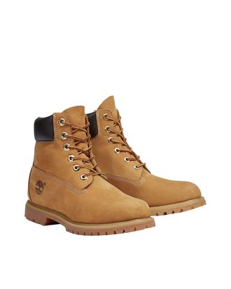 Timberland Womens Leather Ankle Boots Wheat