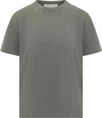 Our Legacy Femme, Tops, Vert, Taille: 38 FR T-Shirt Classique