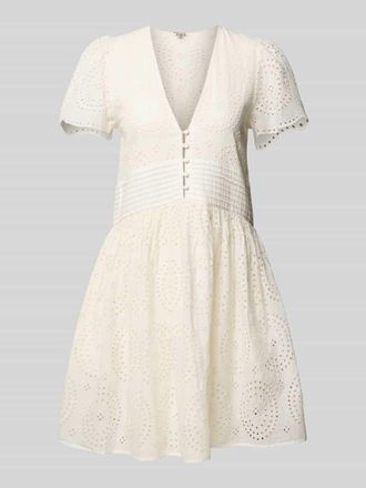 Boss Orange by Hugo Boss Minikleid mit Lochstickerei Modell Debrody