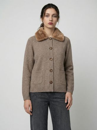 Gerard Darel Gilet en cachemire - LEONIE - Sable