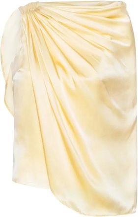 Rotate Rotate Birger Christensen, Femme, Tops, Jaune, Taille: 36 FR Sleeveless Top