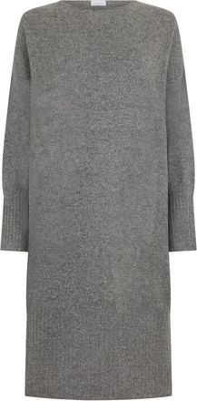 Malo Femme, Robes, Gris, Taille: 34 FR Robe Longue &agrave; Encolure Bateau