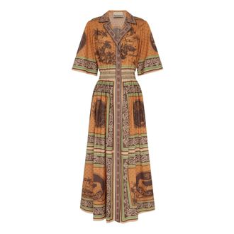 Alemais Robe Alberta Soie et Coton Al&eacute;mais